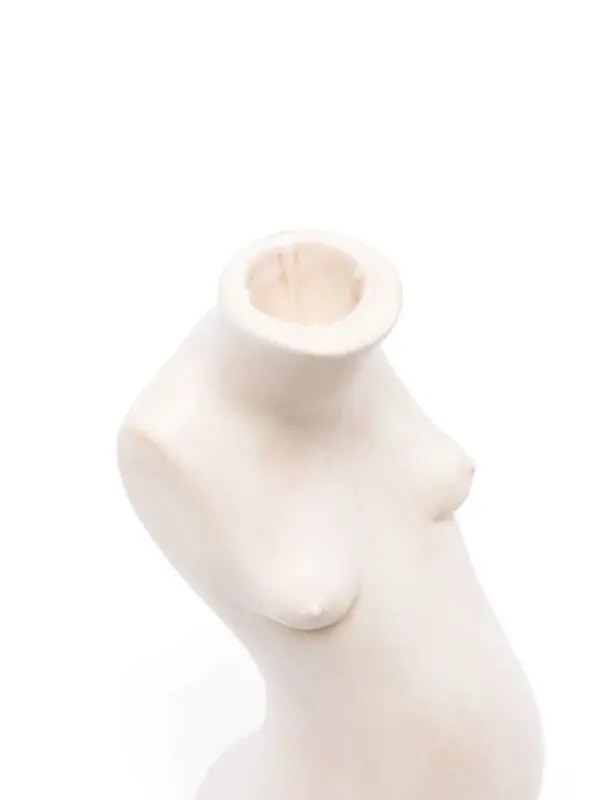 Anissa Kermiche Tit For Tat Ceramic Candle Holder - Neutrals