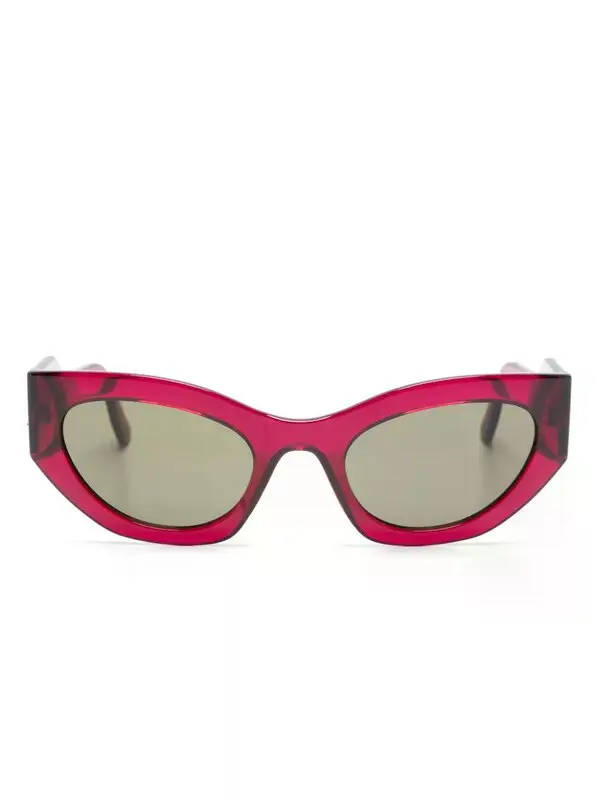 Karl Lagerfeld Logo-embossed Cat-eye Sunglasses - Pink