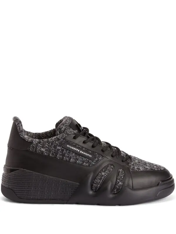 GIUSEPPE ZANOTTI Talon Mid-top Sneakers - Black