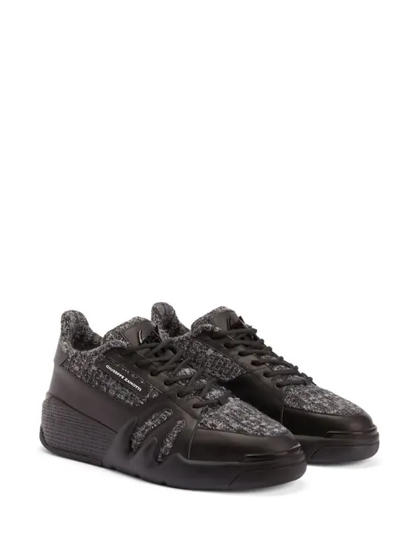 GIUSEPPE ZANOTTI Talon Mid-top Sneakers - Black