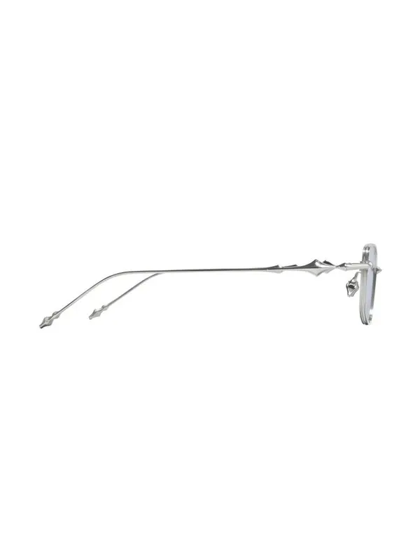 Gentle Monster Atomic 02b Rectangle-Frame Sunglasses - Silver