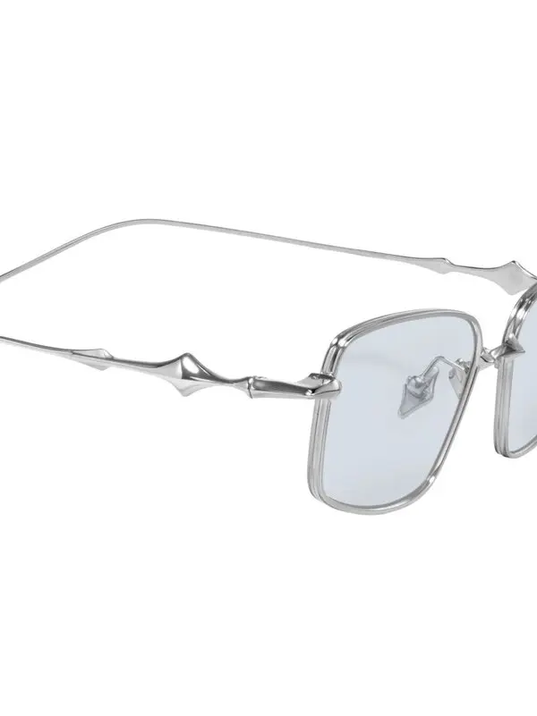 Gentle Monster Atomic 02b Rectangle-Frame Sunglasses - Silver