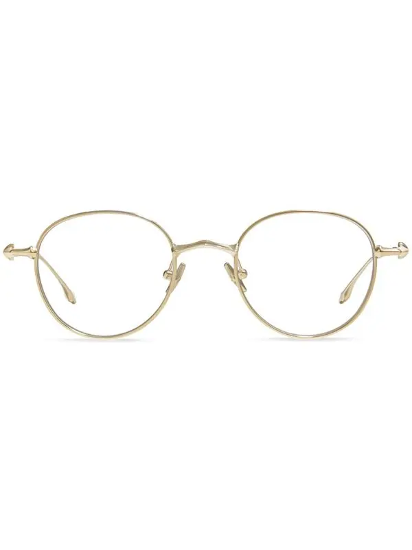 GENTLE MONSTER Ep 031 Round-frame Glasses - Gold