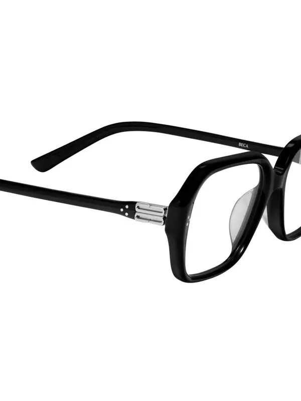 Gentle Monster Beca 01 Square-Frame Glasses - Black | Editorialist