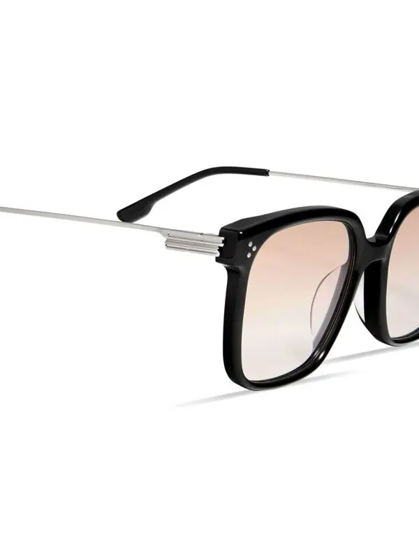 Gentle Monster Vene 01 Square-Frame Glasses - Black | Editorialist