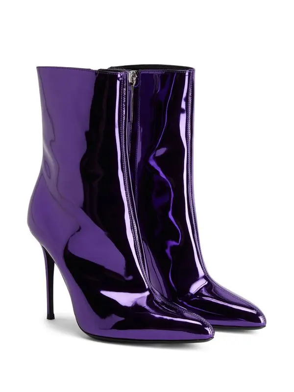 GIUSEPPE ZANOTTI 105mm Brytta Boots - Purple