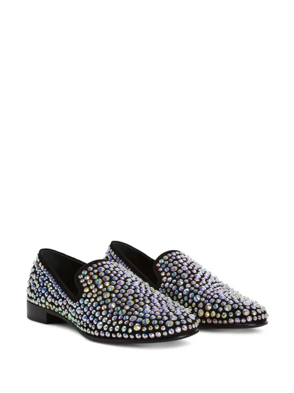 GIUSEPPE ZANOTTI Marvin Caleido Loafers - Black