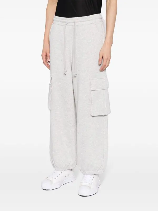 FIVE CM Logo-patch Cotton-blend Track Pants - Grey