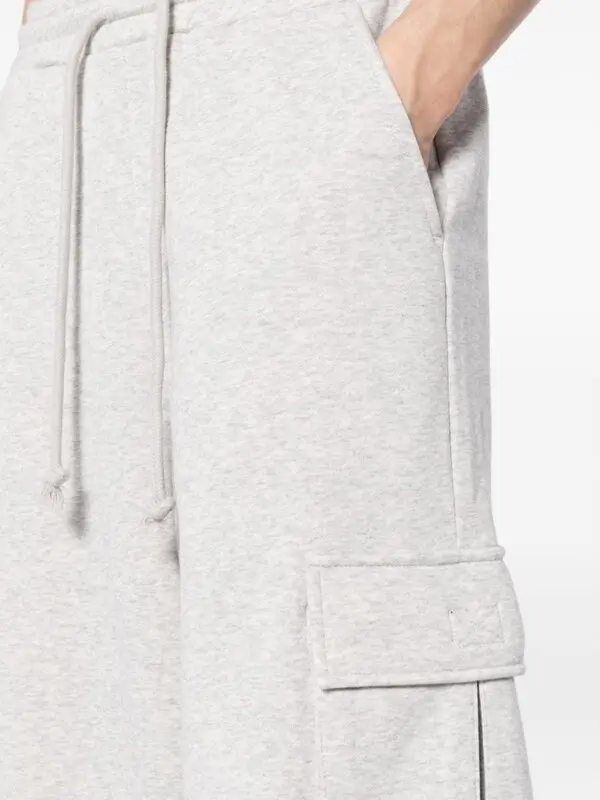FIVE CM Logo-patch Cotton-blend Track Pants - Grey
