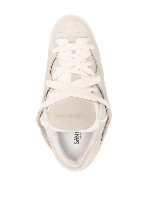 SANTHA Lace-up Sneakers - Neutrals