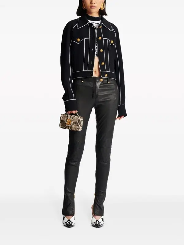 Balmain Western Crepe Jacket