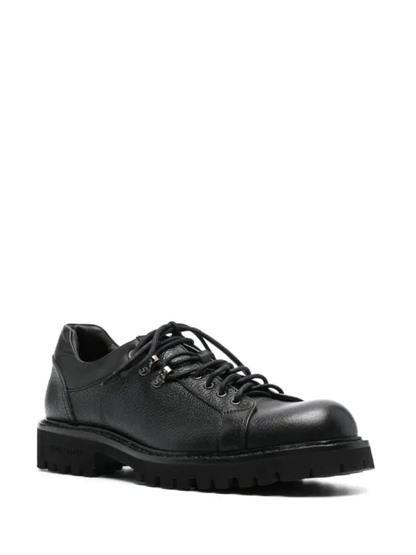 Casadei Carvo Lace-up Leather Sneakers