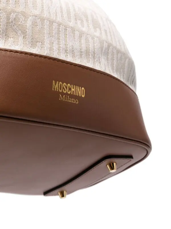 Moschino Monogram-jacquard Bucket Bag