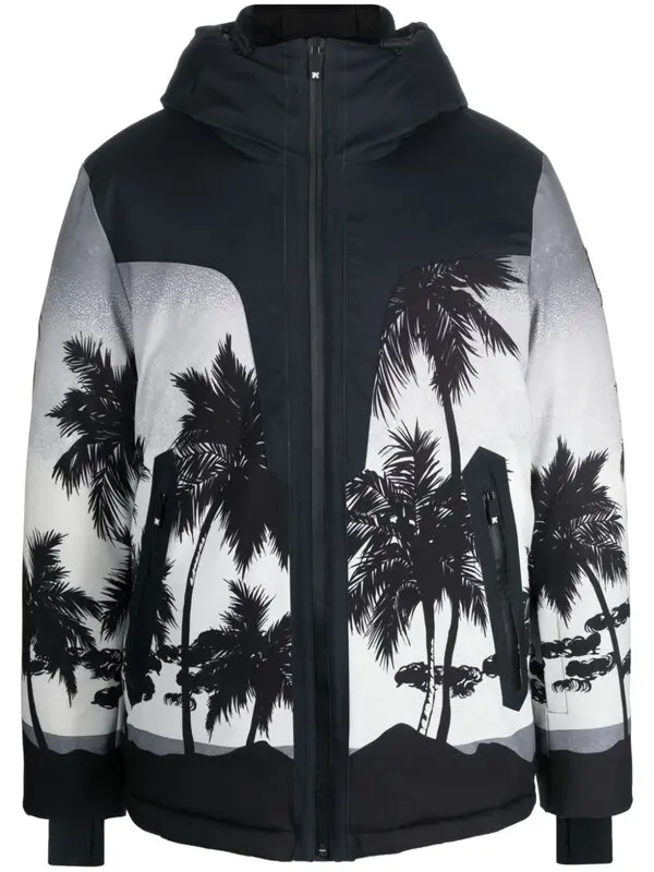 Palm Angels Padded Ski Jacket - Black