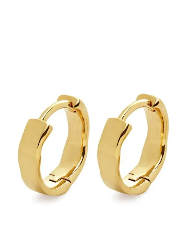 Monica Vinader Siren Muse Huggie Hoop Earrings - Gold