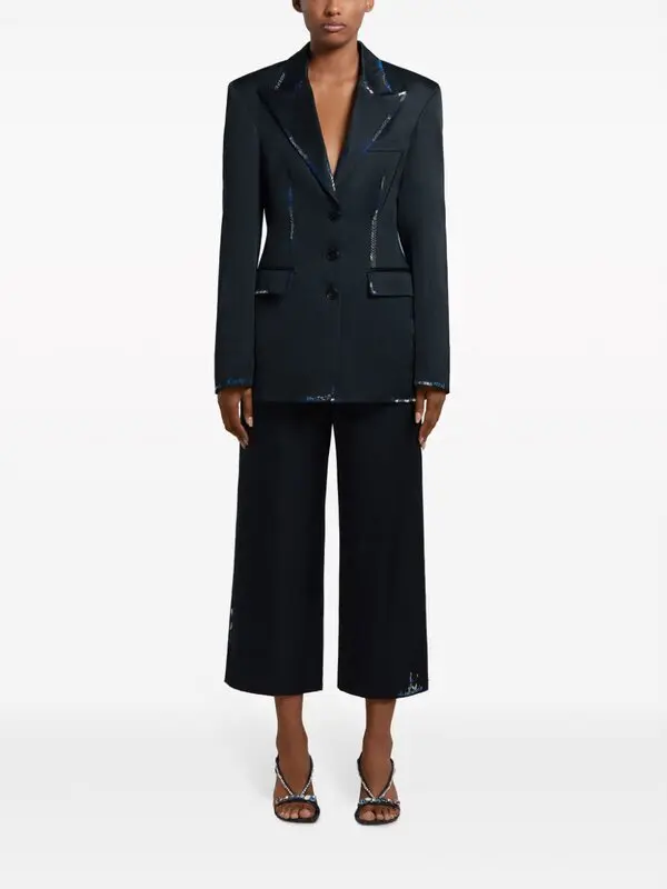Marni Bead-embellished Single-breasted Blazer