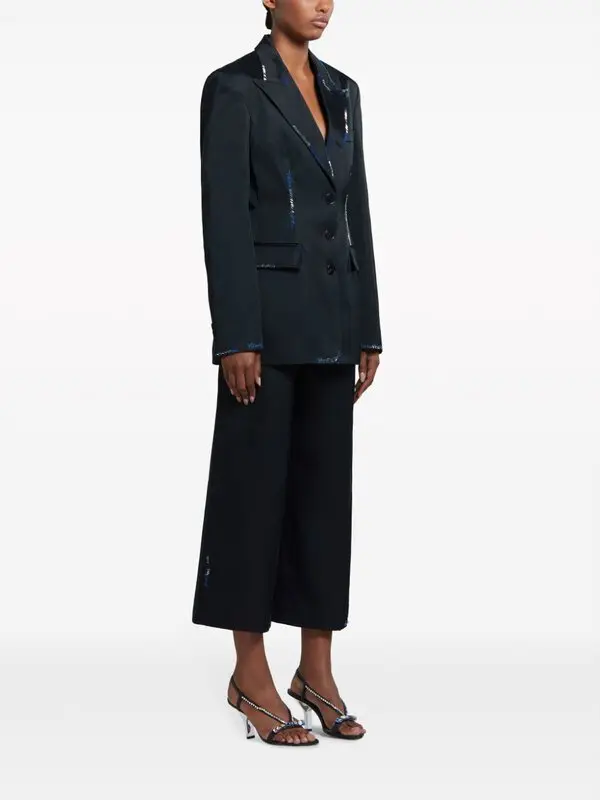 Marni Bead-embellished Single-breasted Blazer
