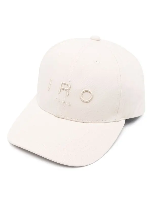 IRO PARIS Logo-embroidered Cap - Neutrals