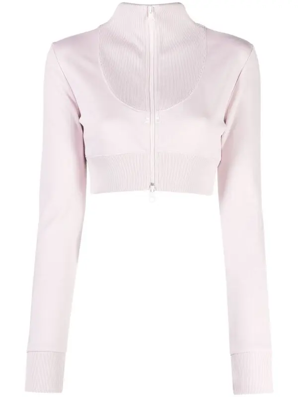 COURREGES Logo-appliqué Cropped Jacket