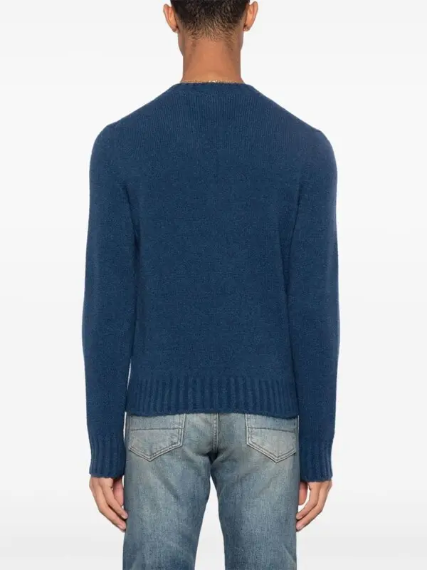 TOM FORD Ribbed-knit V-neck Jumper