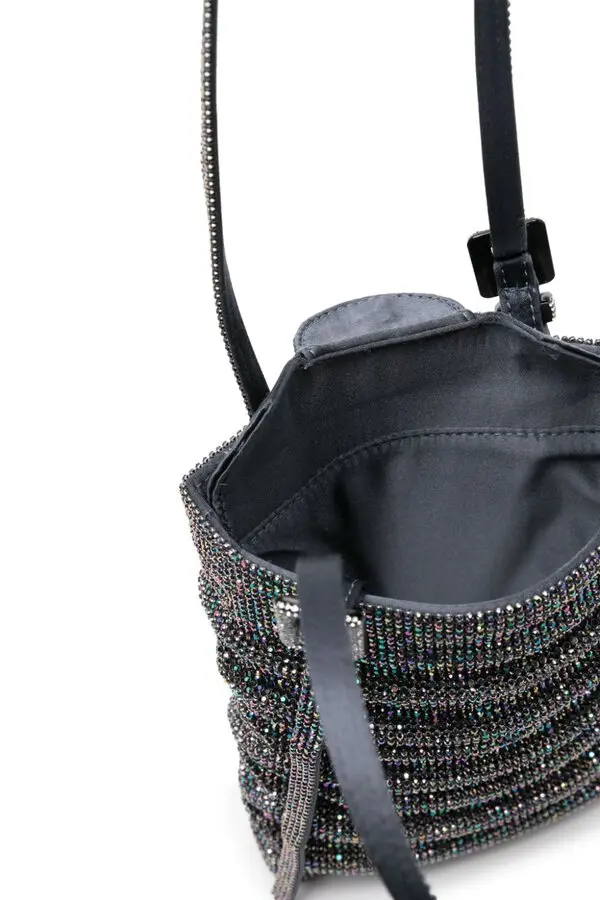 Benedetta Bruzziches Lollo La Grande Shoulder Bag - Grey
