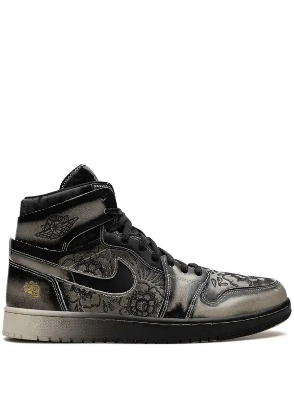 JORDAN Air 1 Zoom Cmft 2 Dia De Los Muertos Sneakers - Black