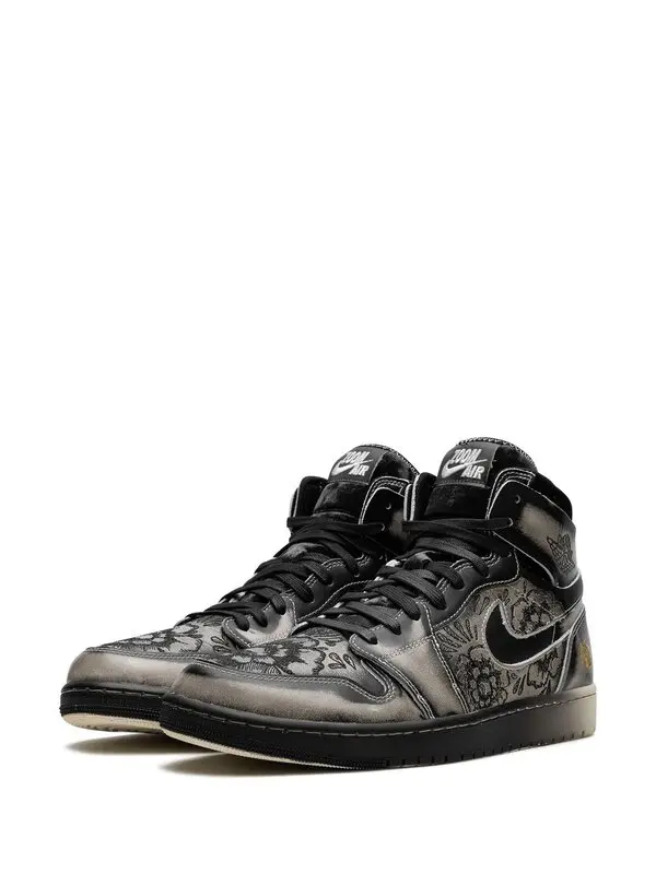 JORDAN Air 1 Zoom Cmft 2 Dia De Los Muertos Sneakers - Black