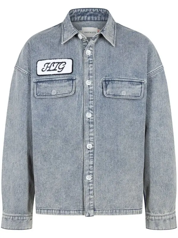 HONOR THE GIFT Htg® Work Denim Shirt - Blue