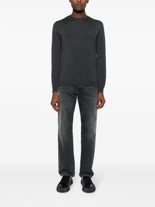 DELL'OGLIO Crew-neck Merino-wool Jumper