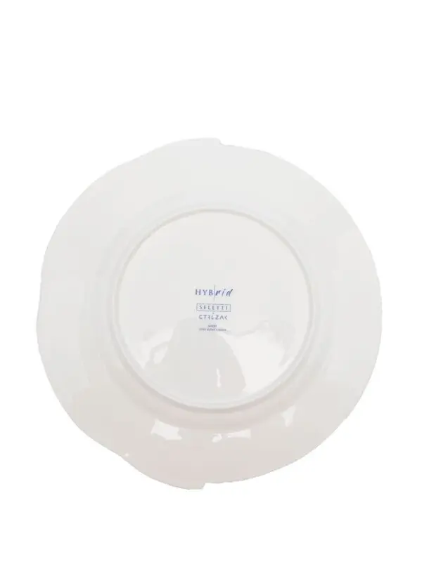 SELETTI Hybrid Lothal Floral-print Dinner Plate - White