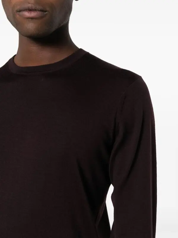 DELL'OGLIO Crew-neck Jumper - Purple