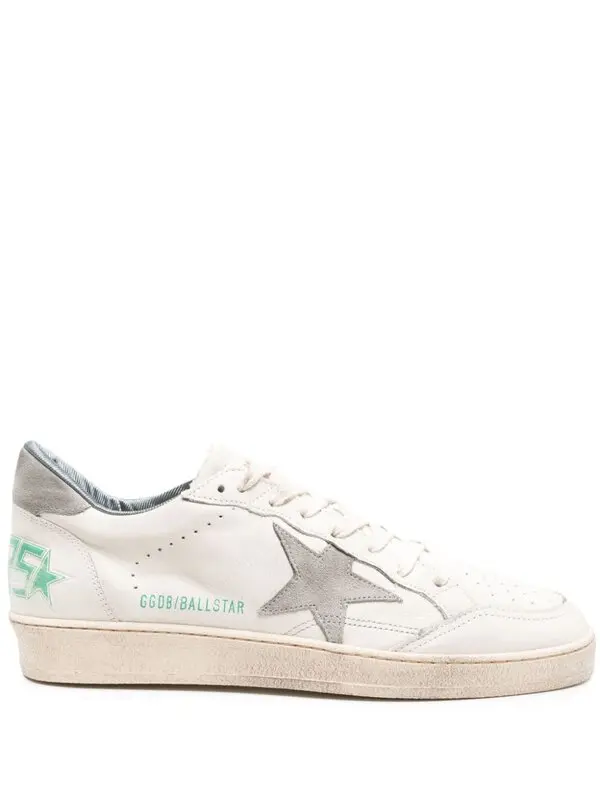 GOLDEN GOOSE Ball Star Leather Sneakers - Neutrals