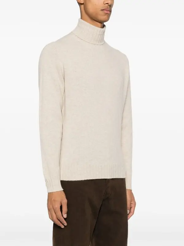 DELL'OGLIO Roll-neck Rib-trim Jumper