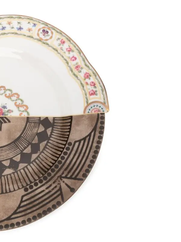 SELETTI Hybrid Hobyo Colour-block Dinner Plate