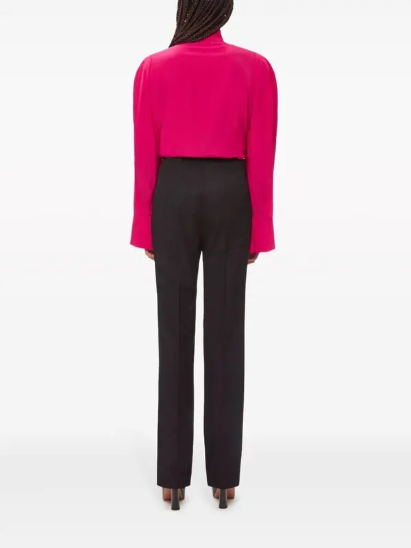 Nina Ricci Tie-neck Silk Blouse