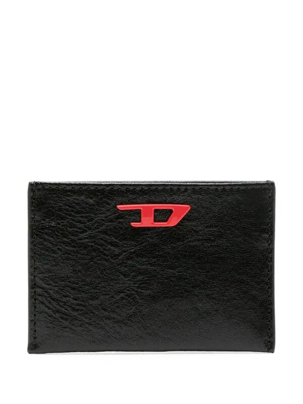 DIESEL® Rave Leather Cardholder - Black