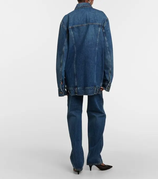 Khaite Ross Denim Trucker Jacket