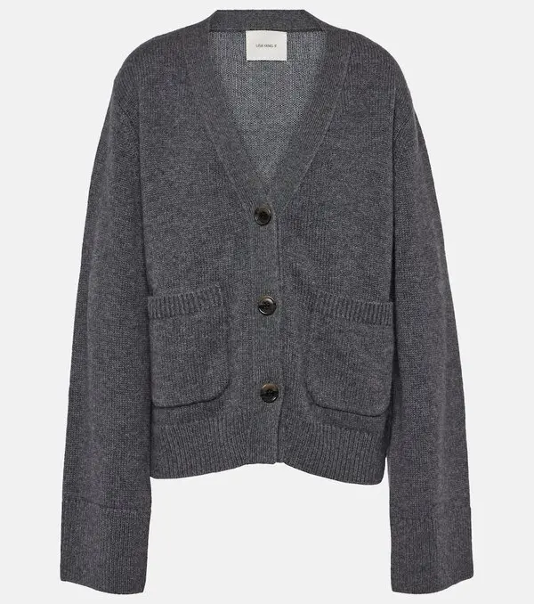 LISA YANG Danni Cashmere Cardigan - Grey