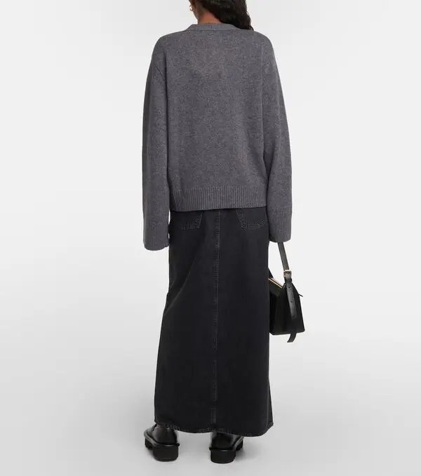 LISA YANG Danni Cashmere Cardigan - Grey