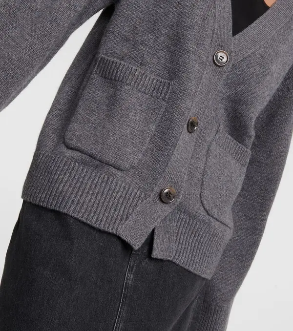 LISA YANG Danni Cashmere Cardigan - Grey