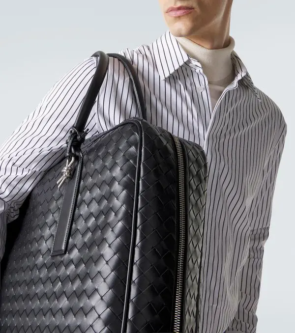 Bottega Veneta Getaway Intrecciato Duffle Bag
