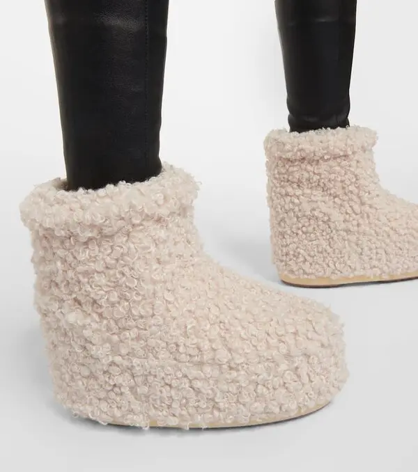 Moon Boot Icon Low Faux Shearling Snow Boots