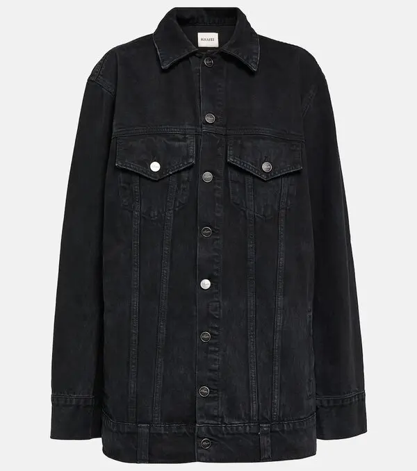 Khaite Cotton Denim Jacket - Black