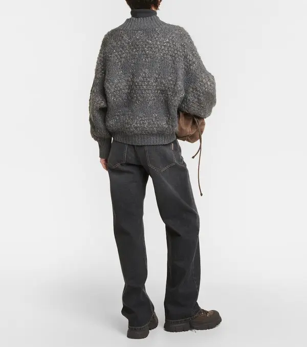 Brunello Cucinelli Wool, Cashmere, And Silk Cardigan