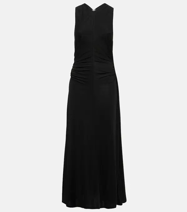 halter blue midi dress Sashi Halterneck Midi Dress