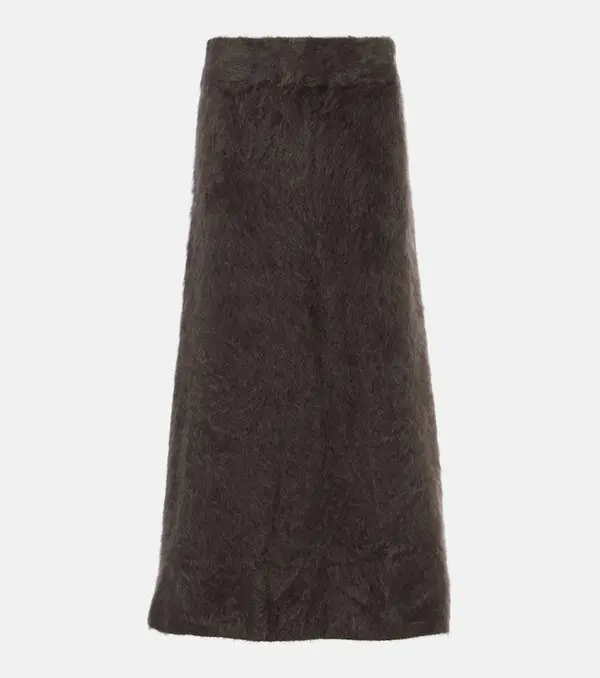 LISA YANG Asta Maxi Skirt - Brown