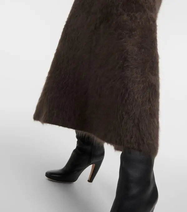 LISA YANG Asta Maxi Skirt - Brown