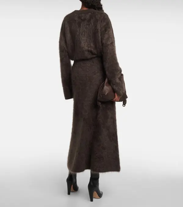 LISA YANG Asta Maxi Skirt - Brown