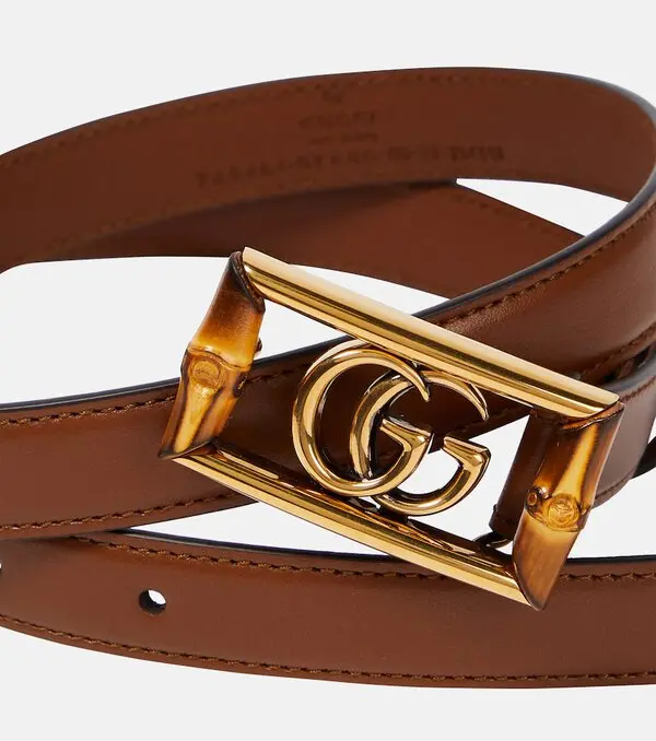 Gucci Double G Leather Belt