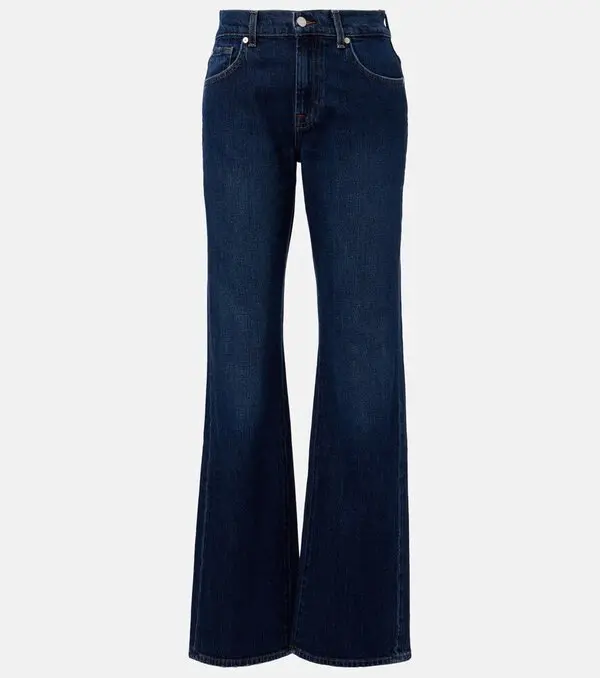 7 For All Mankind Tess High-rise Jeans - Blue